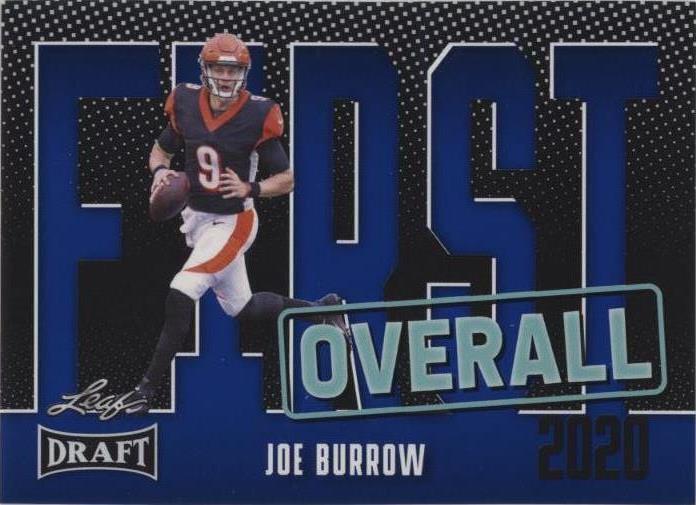 2023 Leaf Draft - #1 Joe Burrow #10 Blue for sale online | eBay