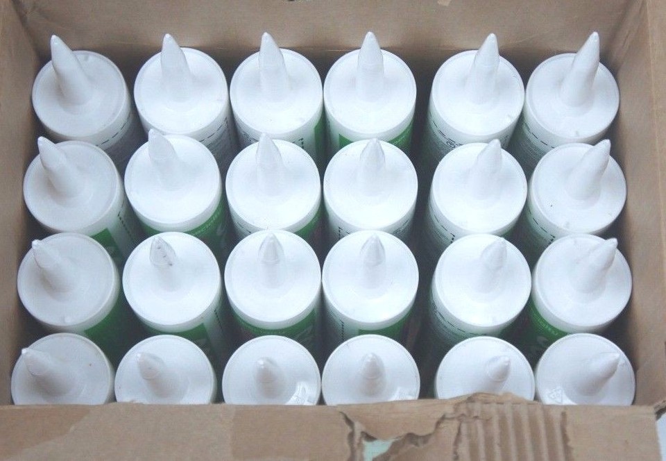 NEW GE SCS1000 CONTRACTORS SILICONE SEALANT WHITE, CASE OF 24, SCS1002 ...