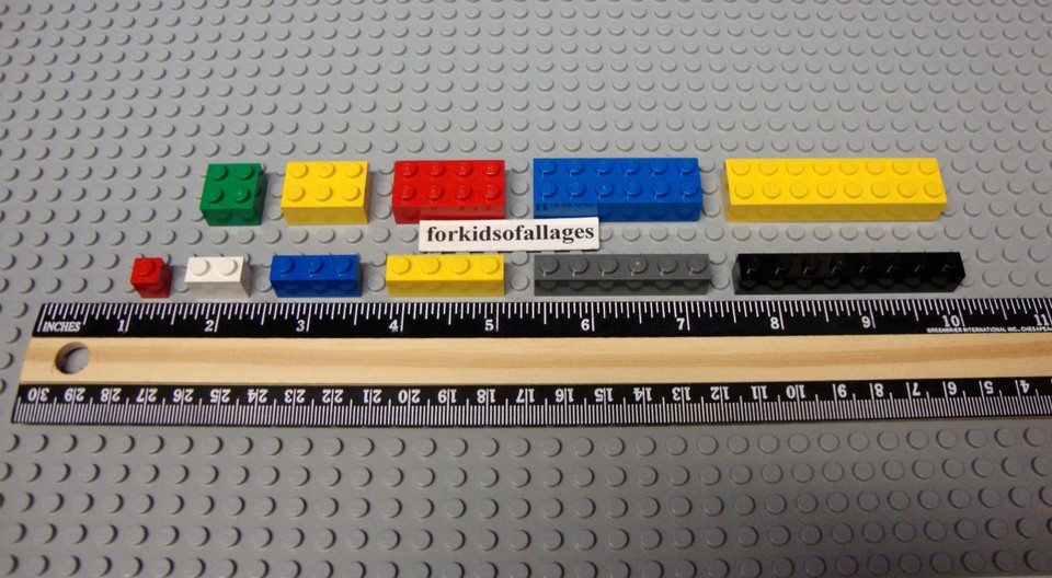 All Lego Bricks - 100 Bulk Pieces - ONLY BRICKS BLOCKS 1x2 2x2 2x4 2x3 ...