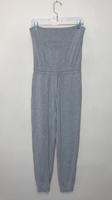 L*Space North Shore Heather Grey Jersey Knit Jumpsuit Size M | eBay