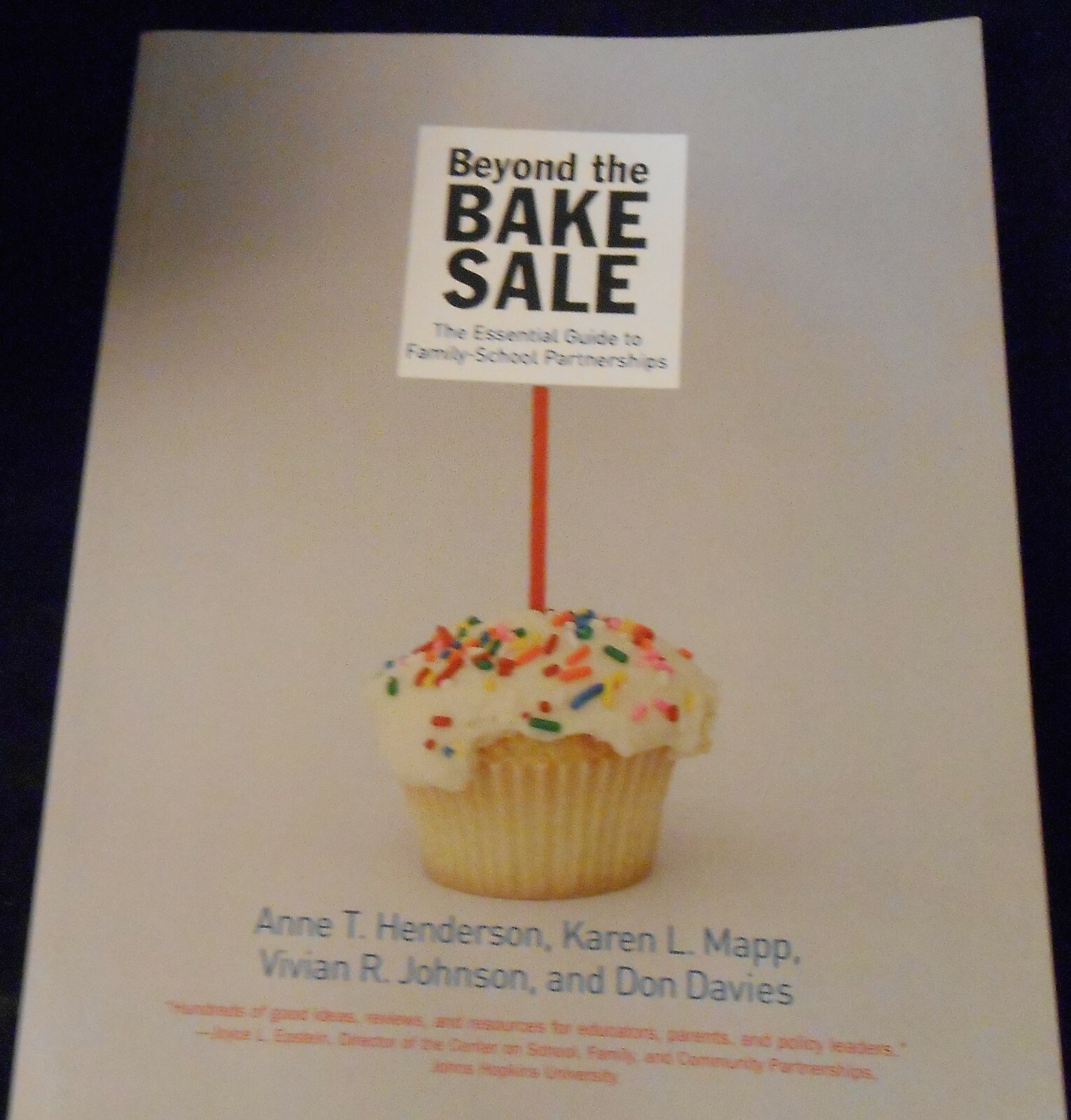 NEW - Beyond the Bake Sale: The Essential Guide to Family/school ...