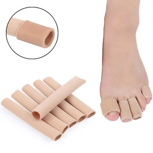 Toe Gel Protector Corn Soft 15cm Silicone Tube Cushion Pad Relief Foot ...