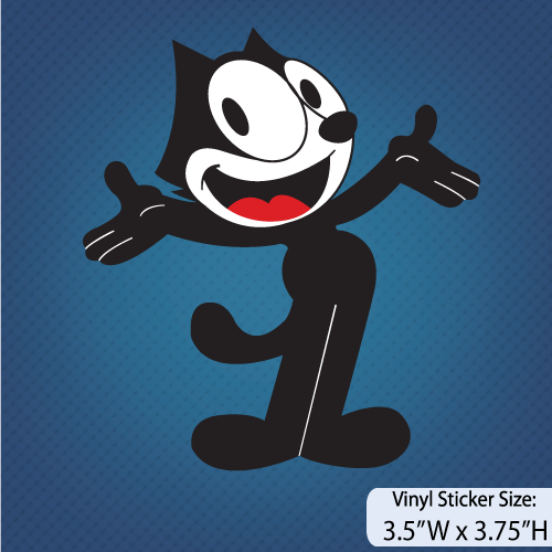 Felix The Cat / El gato Felix / Version A / Decal / Vinyl Sticker | eBay