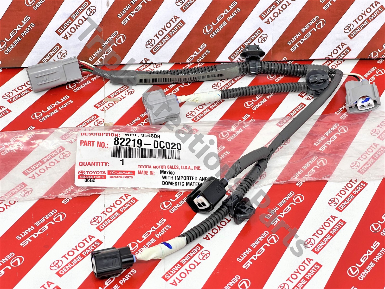 82219-0C020 Genuine Toyota Sequoia Tundra 5.7L V8 Knock Sensor Wire ...