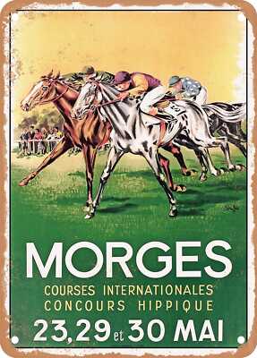 METAL SIGN - 1954 International Races, Equestrian Competition Vintage ...