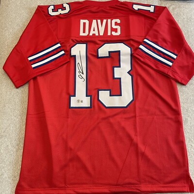 Gabriel Gabe Davis Signed Jersey Beckett BAS Buffalo Bills Autographed ...
