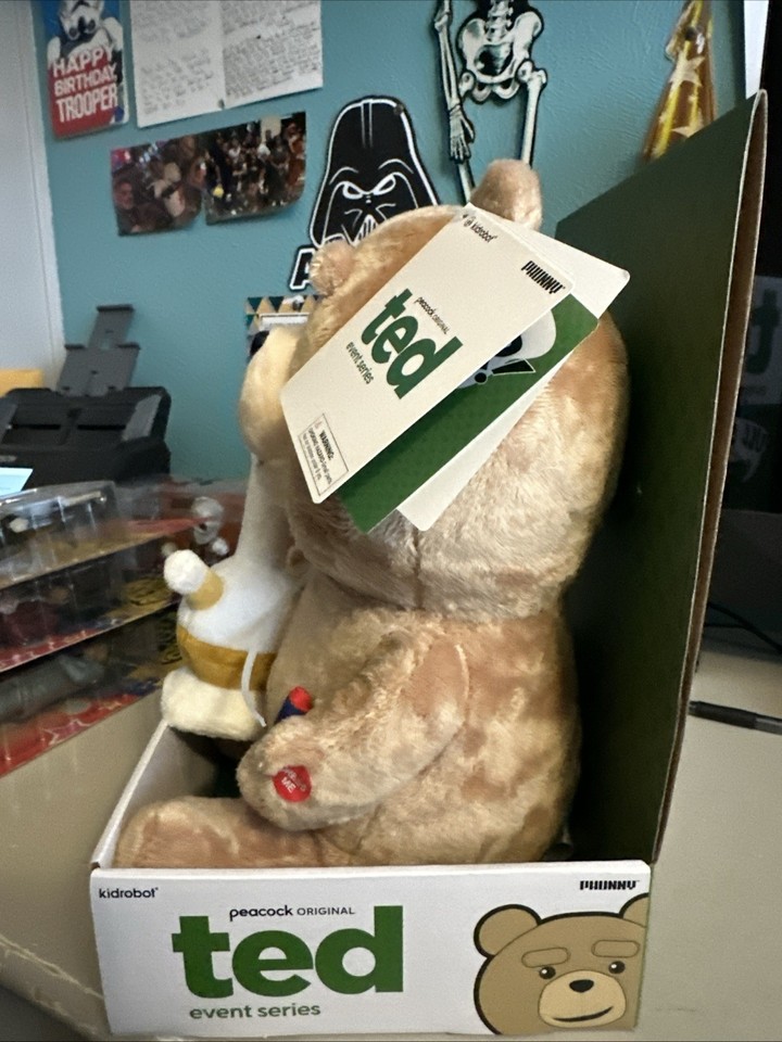 Kidrobot Ted TV Show Talking Ted Plush with Bong and Lighter | eBay