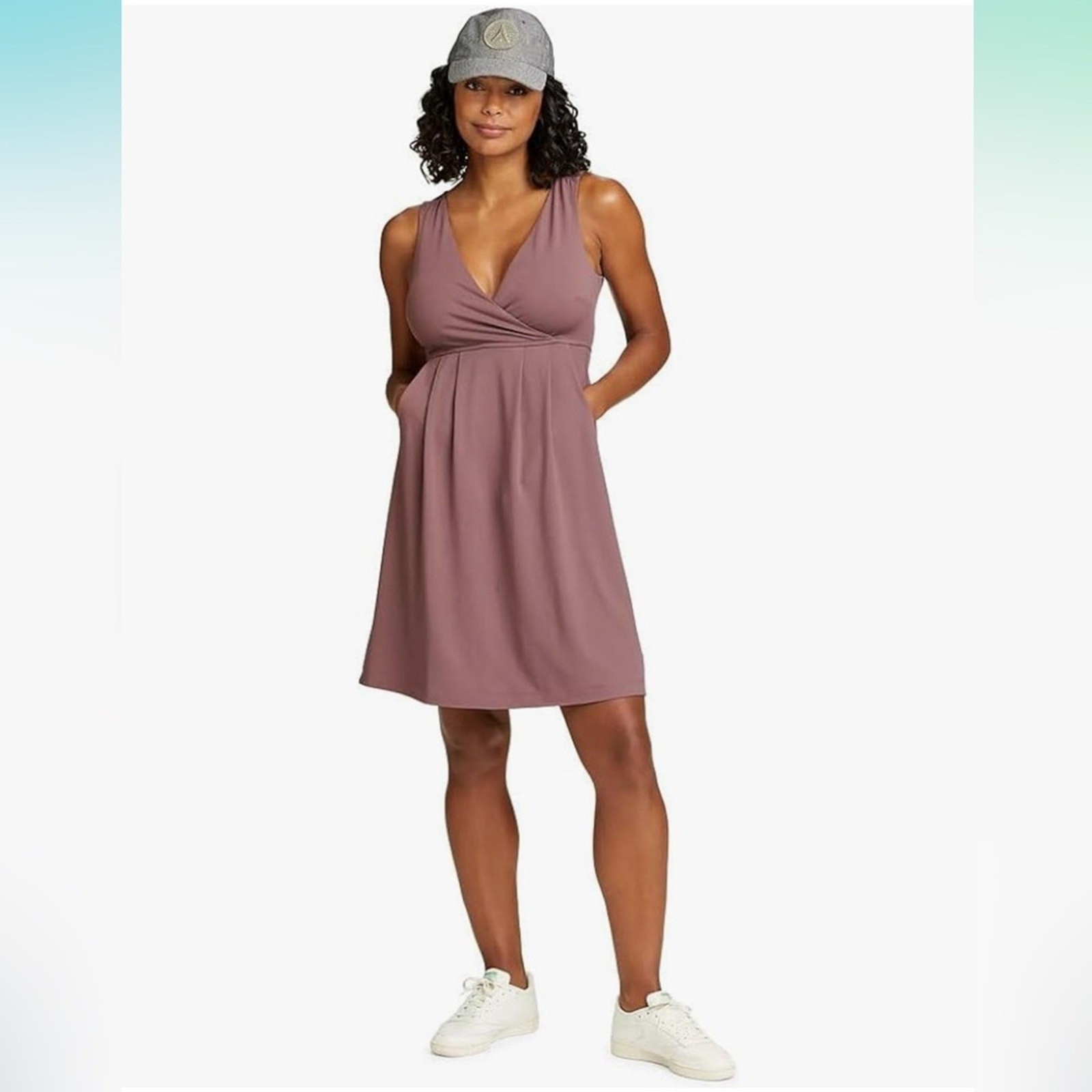 Eddie Bauer Dusty Violet Aster Crossover Midi Pocket … - Gem