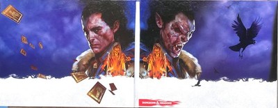 D & D Curse of Strahd Hardback Fold Out Map of Barovia + Pudding Faire ...