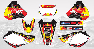 5022 GRAPHICS KIT FOR HONDA XR 250 400 R XR250R XR400R 1996-2004 | eBay
