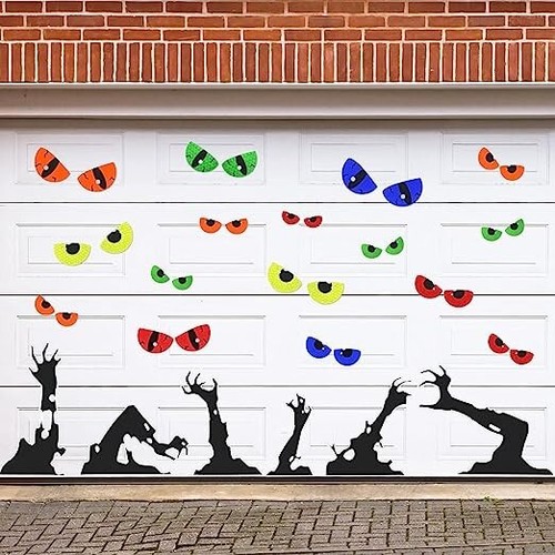 22 Pcs Halloween Magnetic Peep Eye for Fridge Eyes Ghost Hand Magnets ...