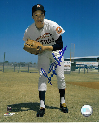 SCIPIO SPINKS Autographed Signed 8 x 10 Baseball Photo Houston Astros ...