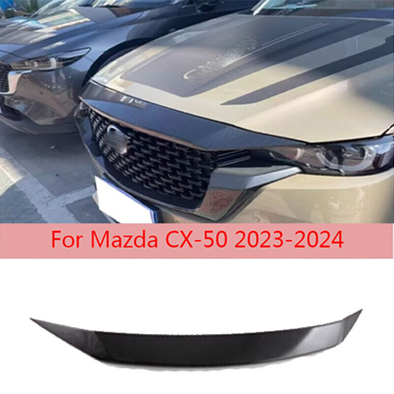 For Mazda CX-50 CX50 23-24 Carbon ABS Front Grill Grille Engine Hood ...