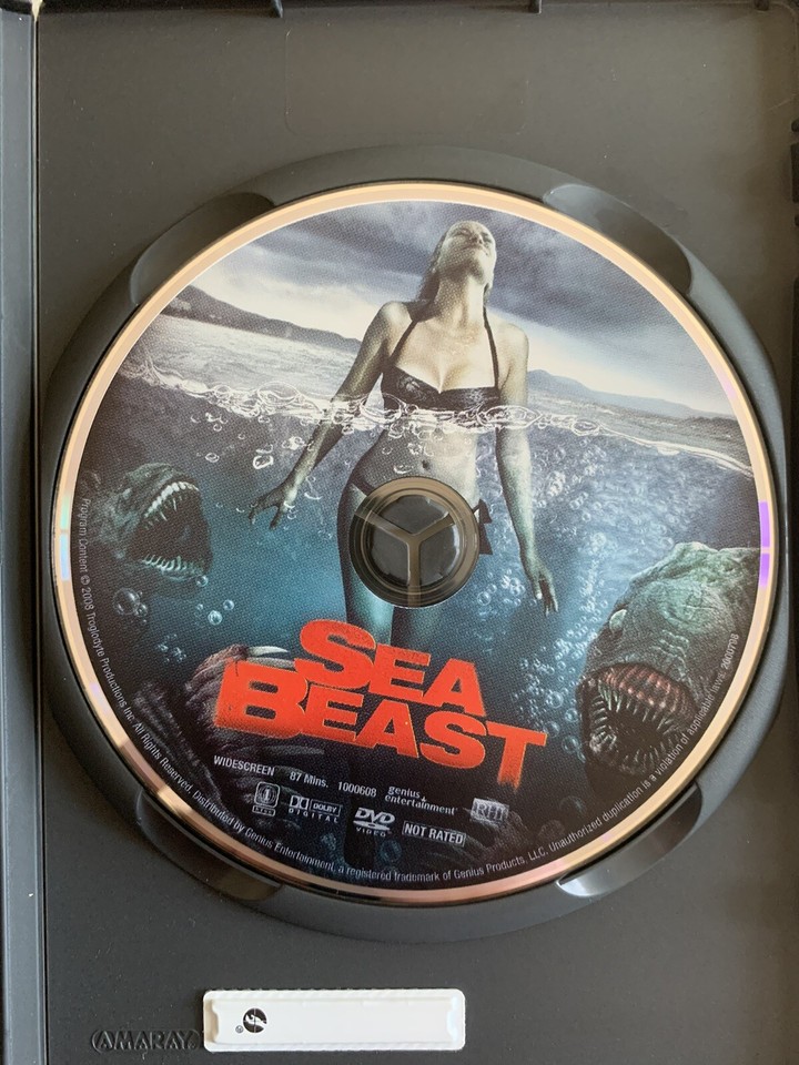 Sea Beast (DVD, 2009) Maneater Series Corin Nemec Canadian Horror, OOP ...