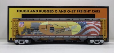 MTH RAILKING UNION PACIFIC BIG BOY MAP 4 BAY CYLINDRICAL HOPPER ...