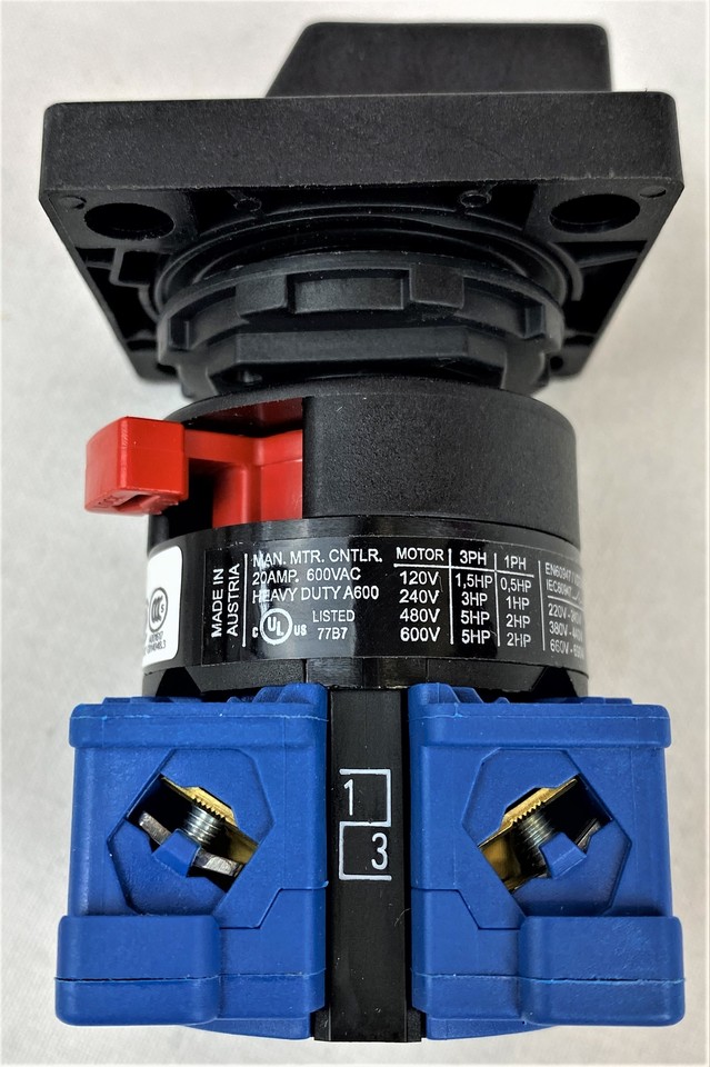 Kraus & Naimer CH10 A201-600.FT2 Steuerschalter rastend 0. - 1. OVP | eBay