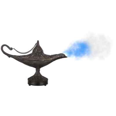 Gemmy Lighted Genie Lamp Halloween Prop with Blue Light Mist Brand New ...