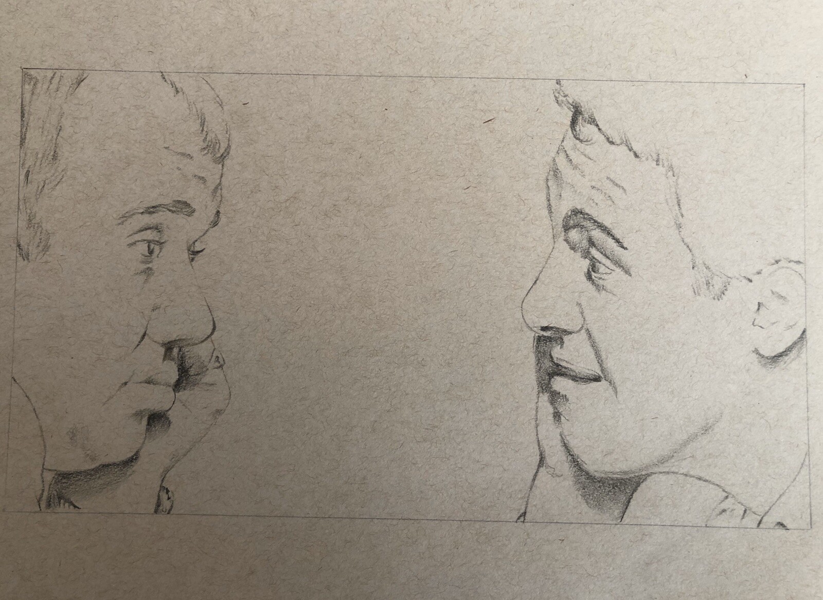 Alas Smith And Jones Original Pencil Drawing . Fan-ART A4 Griff Rhys ...