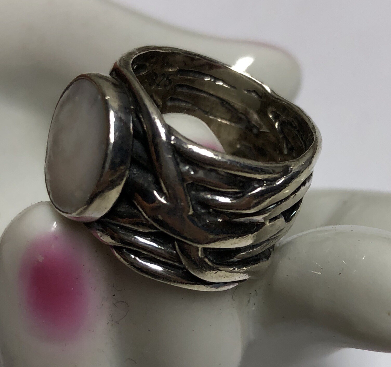 SILPADA Sterling & Coin Pearl Mermaid Ring - Gem