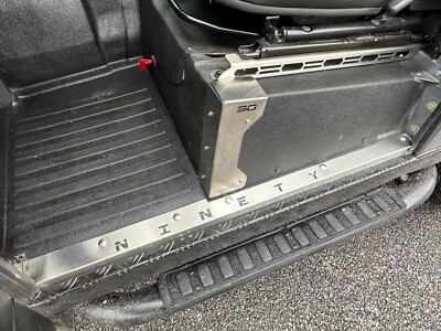 Stainless FRONT door carpet retainer trim To Fit Land Rover Defender 90 ...