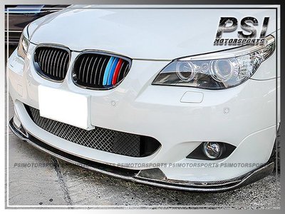 HM Style Carbon Fiber Front Lip fit BMW E60 525i 528i 535i 550i w/ M ...