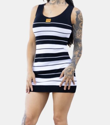 FB County Women Charlie Brown Mini Dress Black / White | eBay