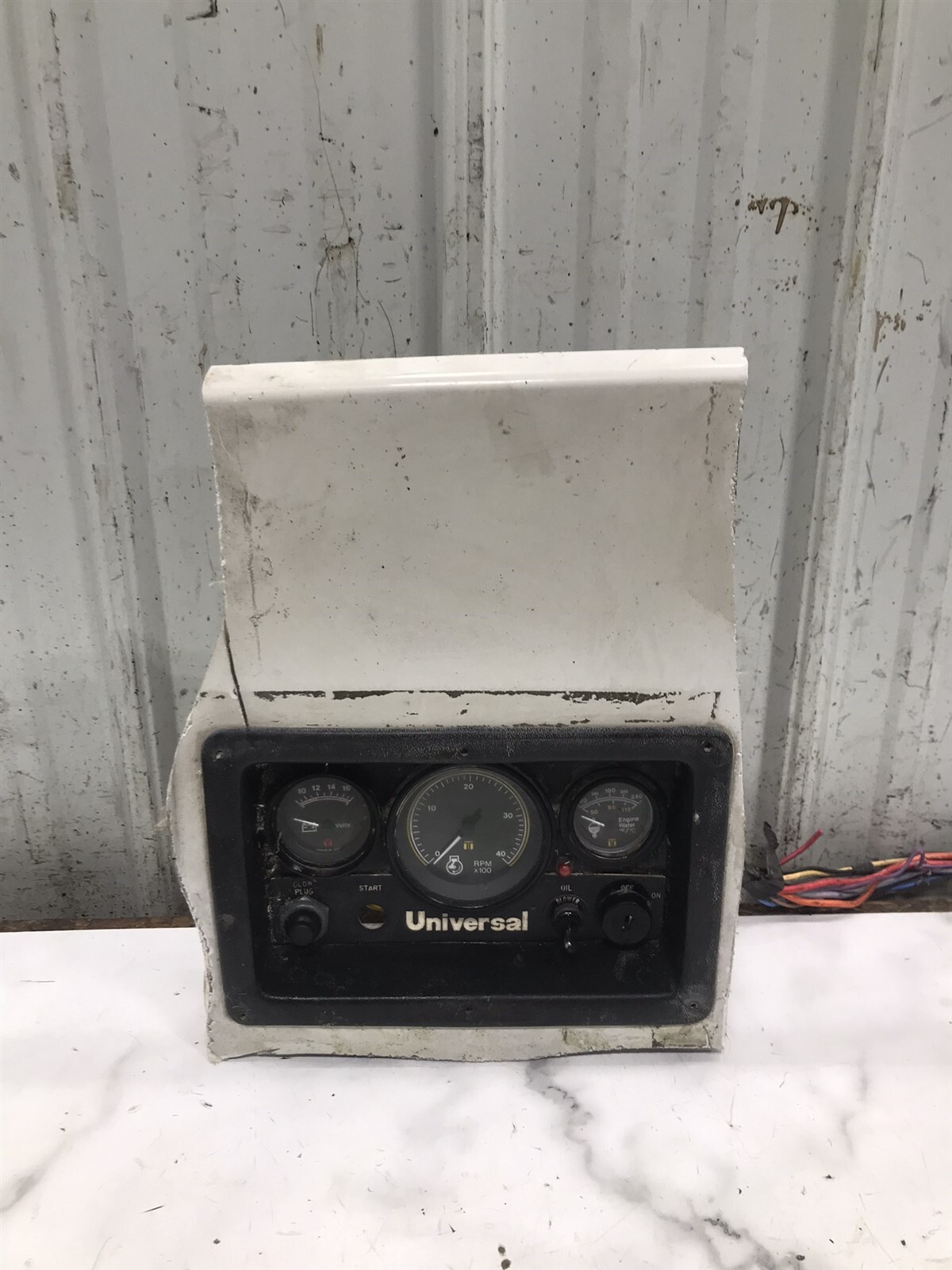 Sailboat Sail Boat Marine Universal diesel engine gauges tachometer ...