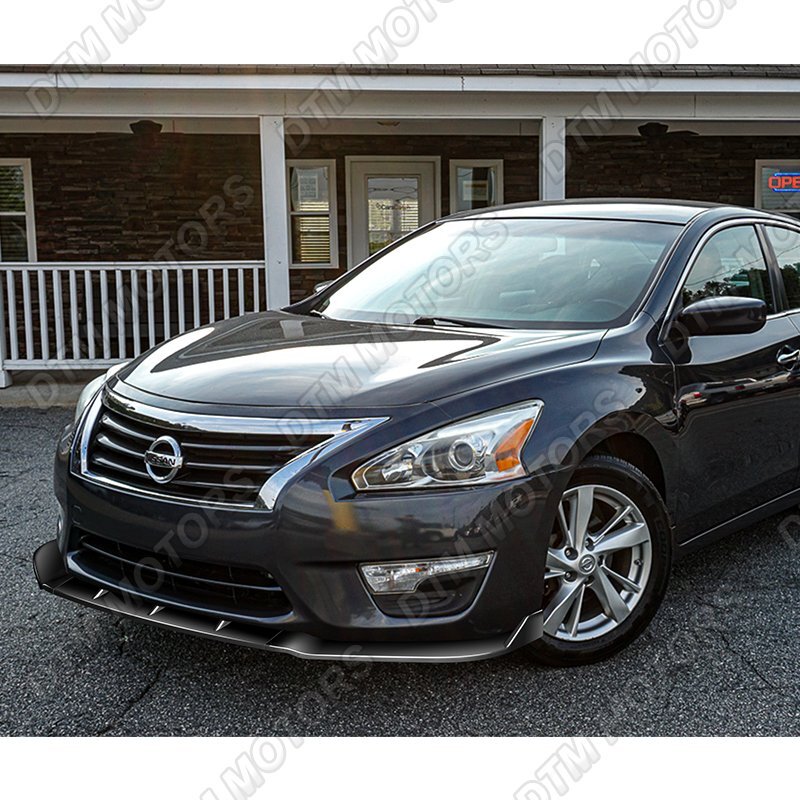 For 2013-2015 Nissan Altima Sedan Painted Black Front Bumper Body ...