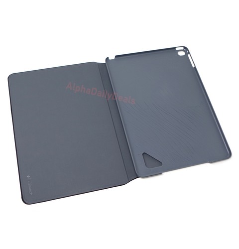 Logitech Hinge Flexible Folio Case with Stand for iPad Air 2 Carbon ...