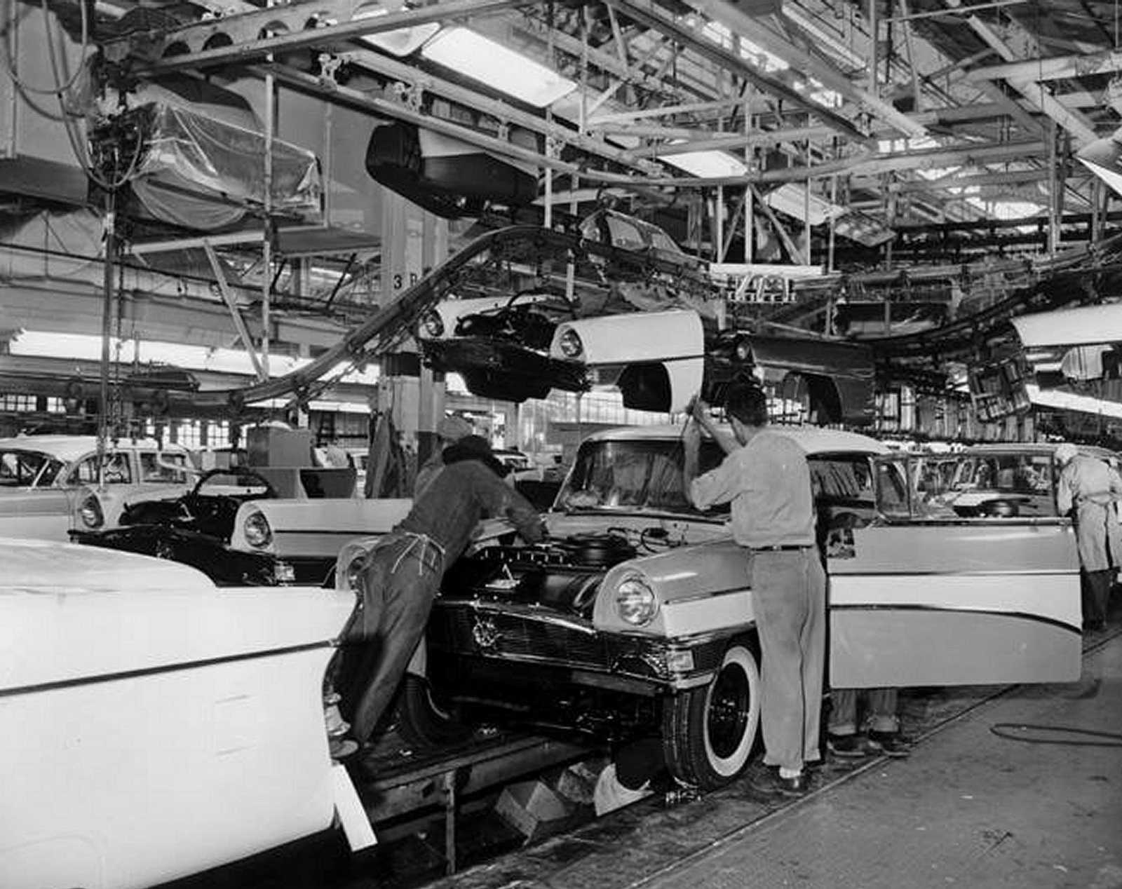 1956 PACKARD CLIPPER Assembly Line 4x6 Borderless PHOTO | eBay