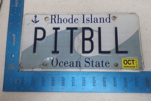 Rhode Island RI License Plate Tag Vanity Natural Sticker 2016 16 ...