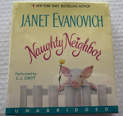 Janet Evanovich Naughty Neighbor Audio 4 CDs Unabridged Sealed CJ Critt ...
