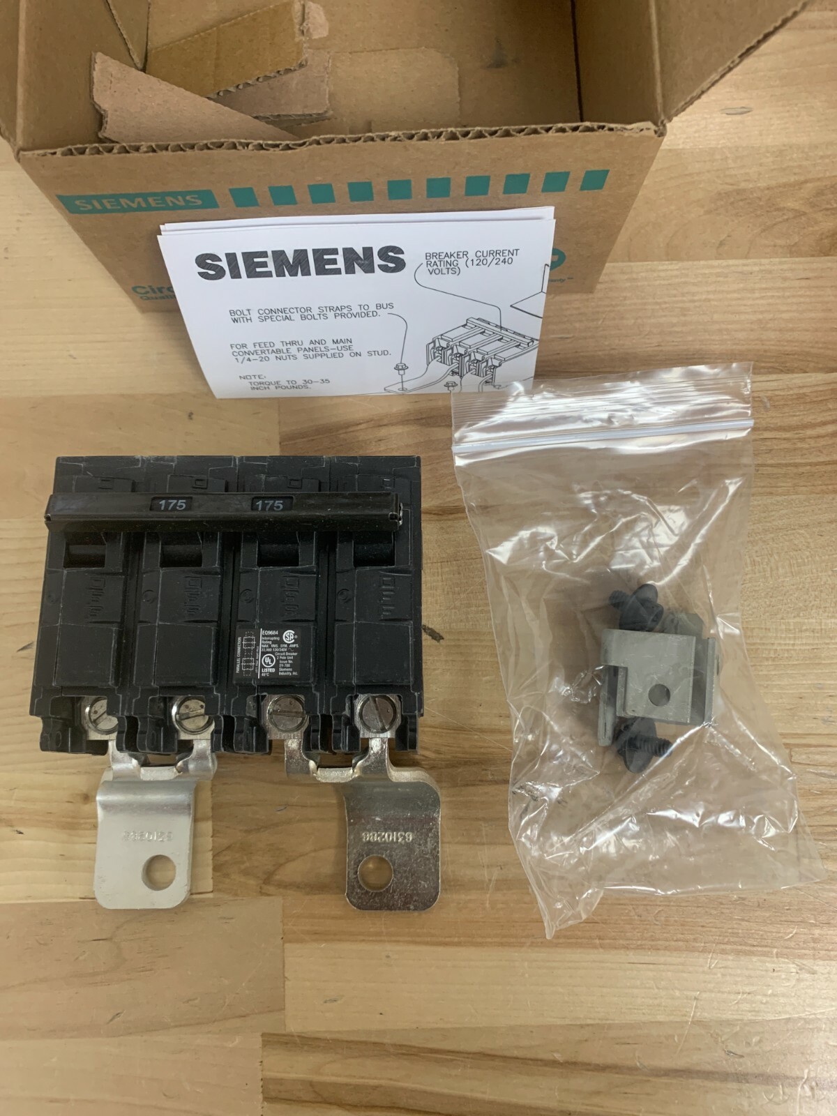 BRAND NEW IN BOX SIEMENS MBK175 MAIN BREAKER | eBay