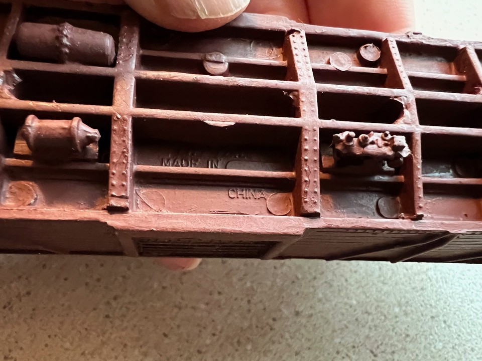 RTR 40' Pipe Gondola Denver & Rio Grande Western HOn3 brass Trucks #1 ...