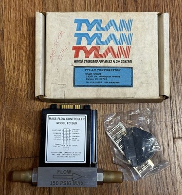 Vintage TYLAN Mass Flow Controller Model FC-260 W/ Original Box | eBay