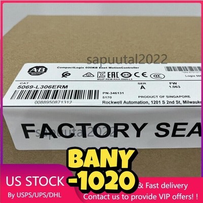 Allen-Bradley 5069-L306ERM CompactLogix 5380 Programmable Automation ...
