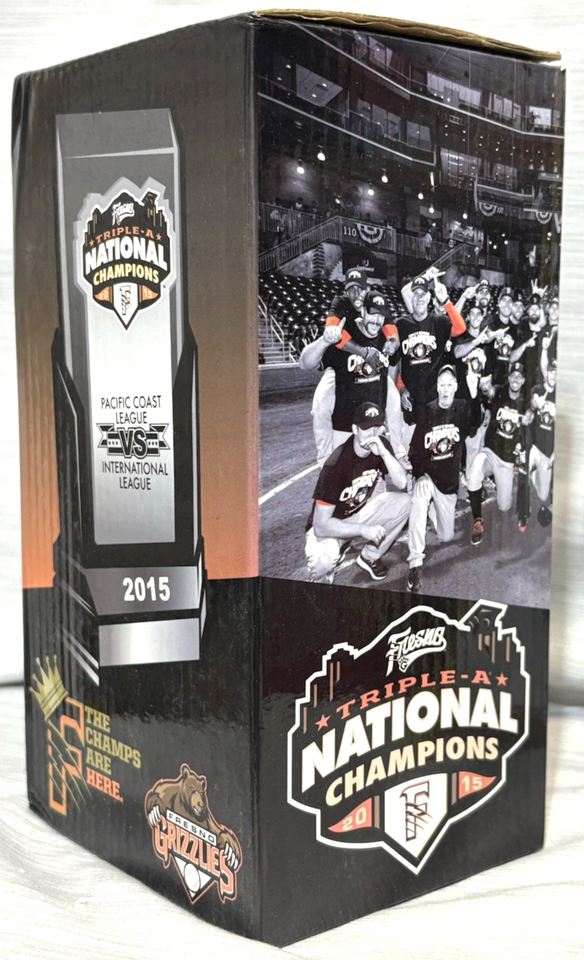 Fresno Grizzlies 2015 REPLICA TROPHY PCL Vs. International League | eBay