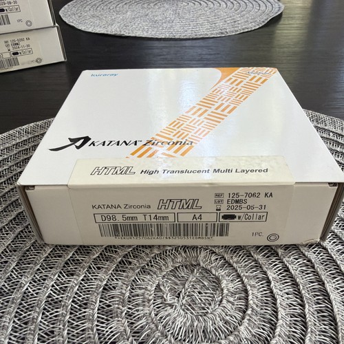 Katana Zirconia HTML Restoration Material D98.5 T14mm Shade A4 | eBay