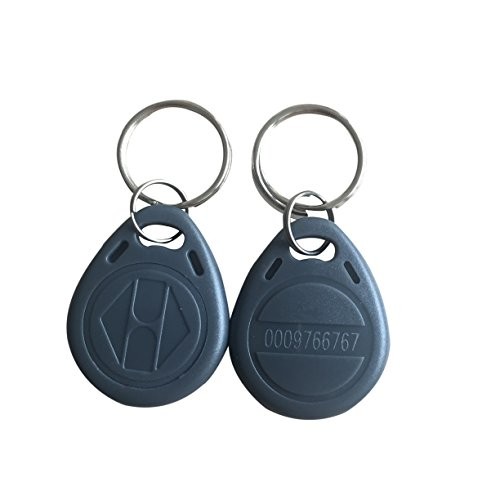 125khz key fob, access rfid tag em4100 chip for access control (pack of ...