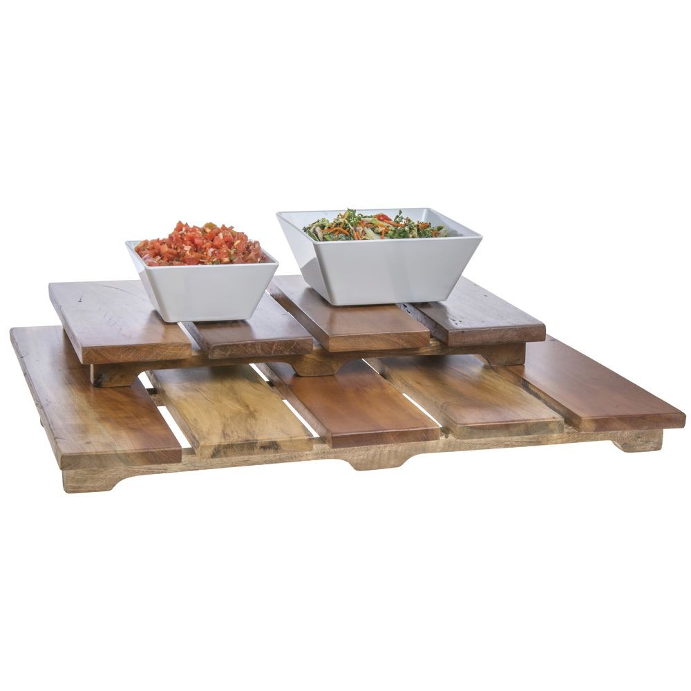 HUBERT Wood Pallet Display Riser Rectangular - 24"L x 15"W x 2 1/2"H | eBay