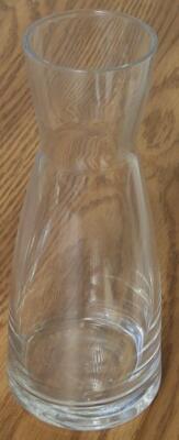Very Nice Hand-Crafted Small Size Glass Carafe, Personal Size, VG COND ...