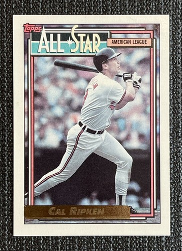 CAL RIPKEN JR. 1992 Topps #400 GOLD All-Star | eBay