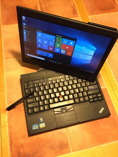 Lenovo ThinkPad X220 Laptop Tablet i7 4gb 256GB SSD Windows 10 Touch ...