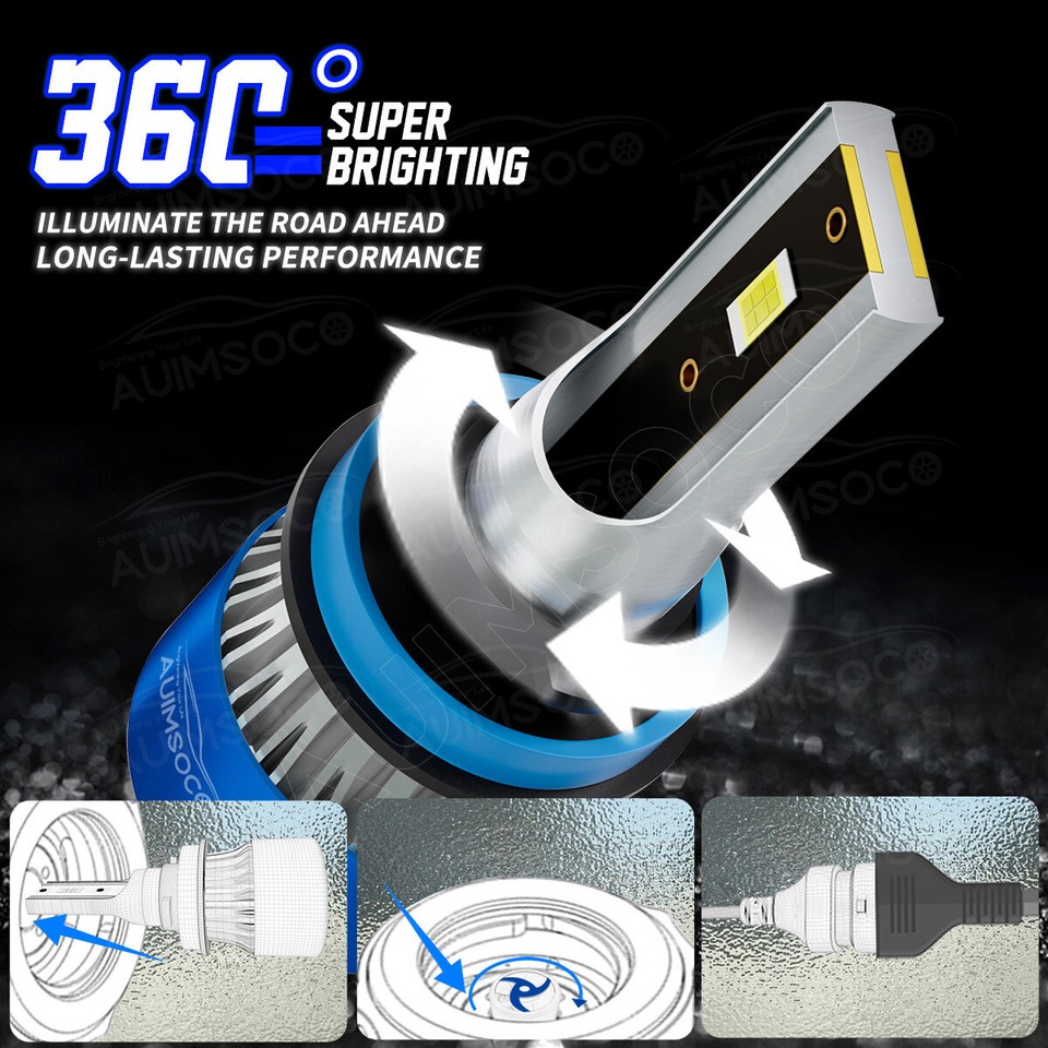 For Subaru Impreza 2008-2011 LED Headlight High Low Conversion Kit ...