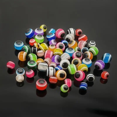 20pcs Round Fish Eye Beads Fishing Rig Beads Bait (also can use as ...
