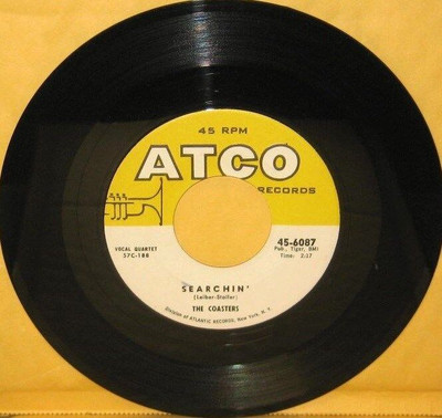 THE COASTERS 45 - searchin' / young blood - ATCO #6087 (57C-187) | eBay