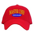 Personalized Master Chef Embroidered Baseball Cap - Custom with Your ...
