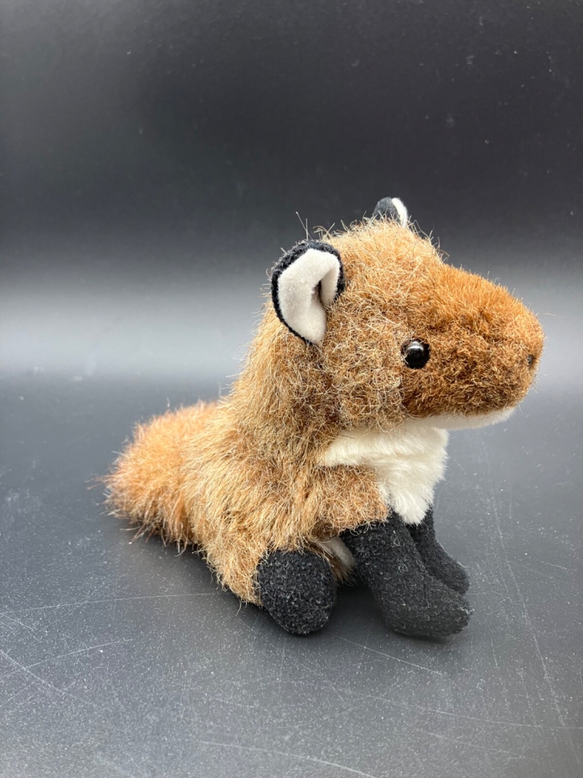 Folkmanis Puppet Mini Fox Brown Finger Puppet Plush stuffed animal cute ...