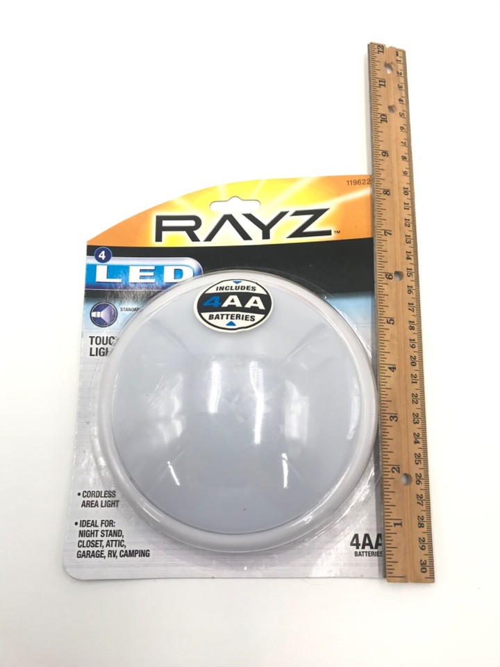 Rayz LED Touch Light Cordless Area Light RV, Closet, Attic, Garage ...