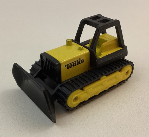 Tonka Mini Bull Dozer Vintage 1994 Yellow Die Cast Collectible Toy | eBay